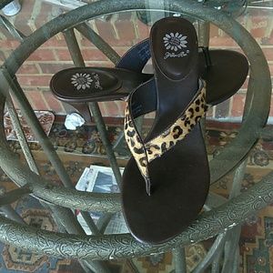 Yellow Box | Shoes | Lady Box Cheetah Print Heeled Sandal | Poshmark